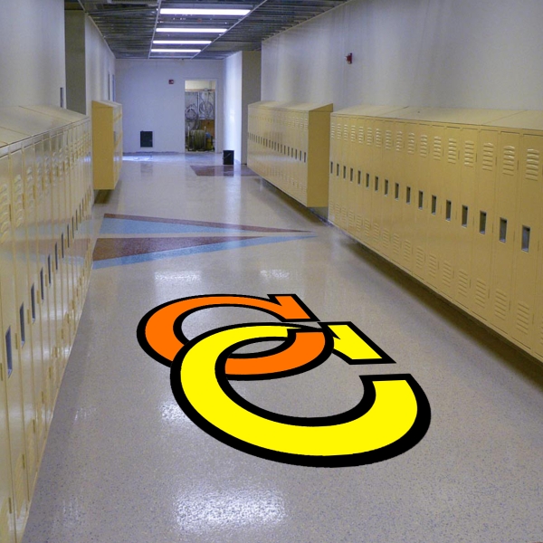 Interlocking Varsity Block Monogram Font TrueType TTF or OFT